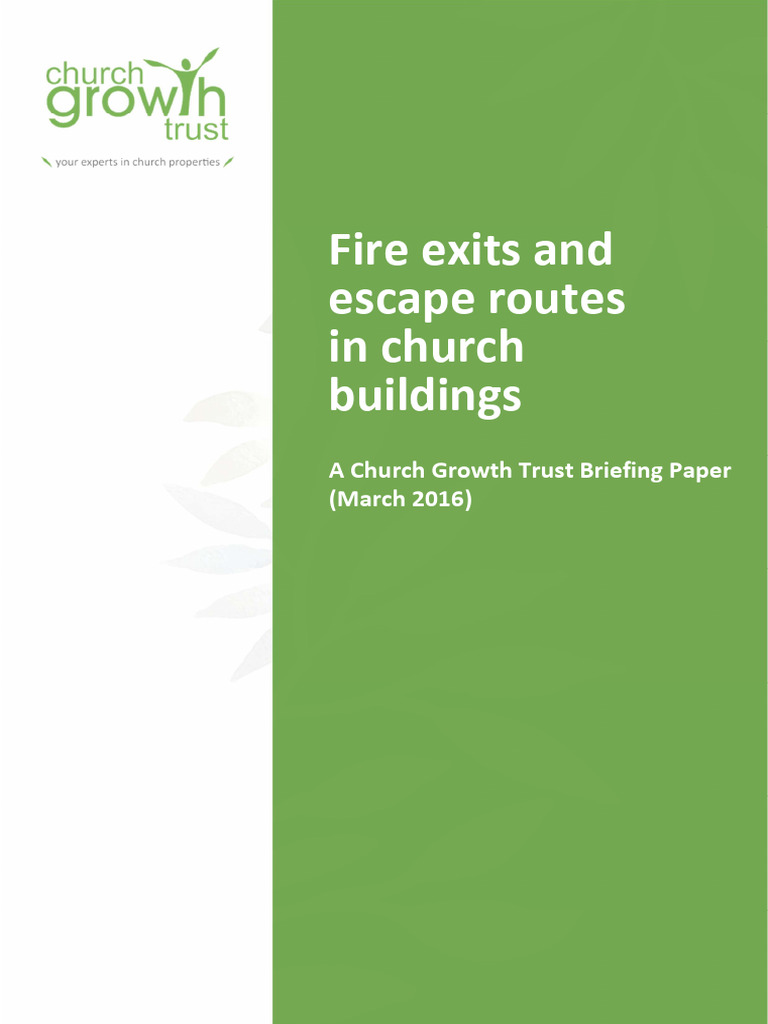 Fire Exits and Escape Routes March 2016 | PDF | Door