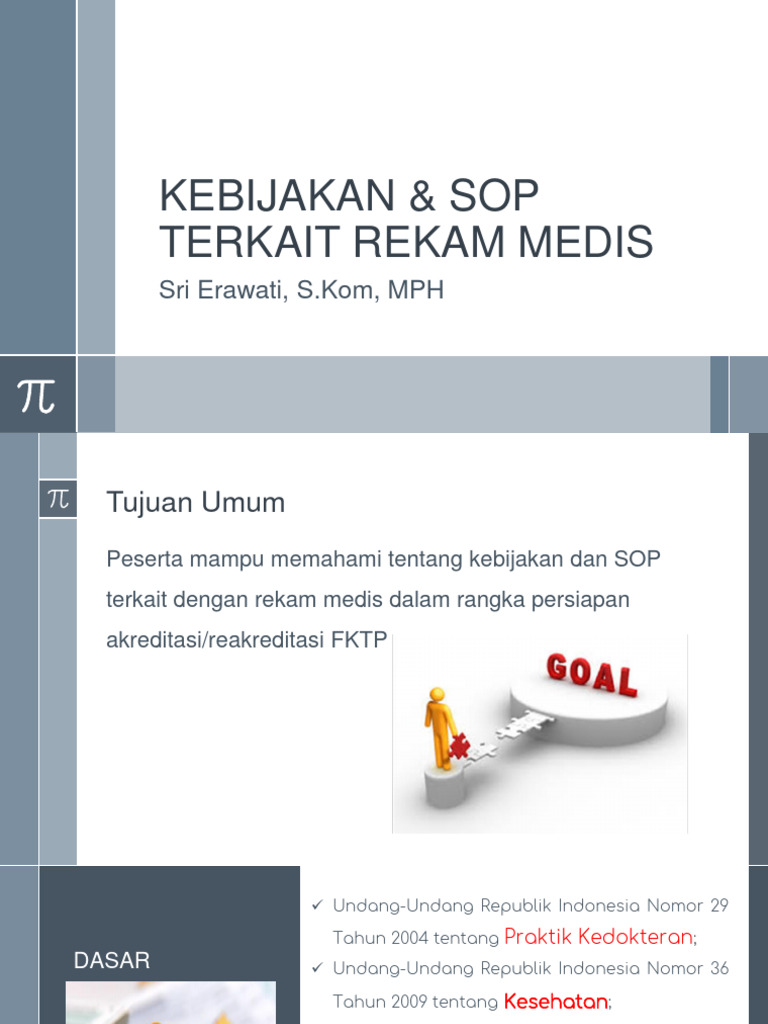 Kebijakan Dan SOP Rekam Medis Terbaru 2024 | PDF