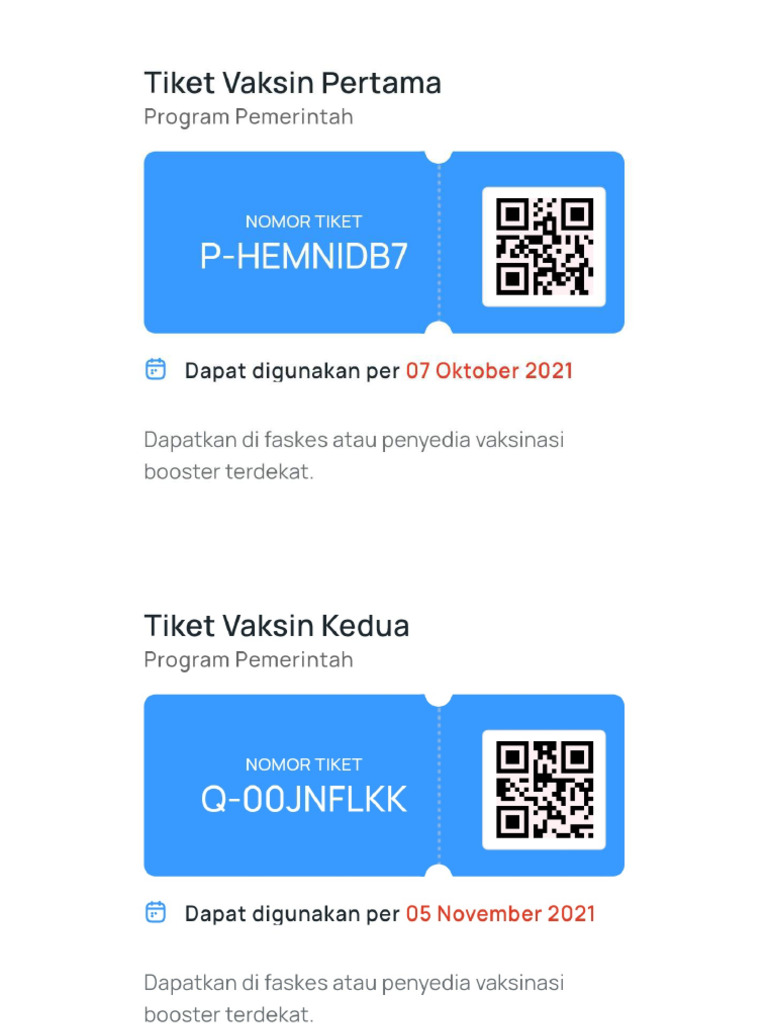 Surat Vaksin | PDF