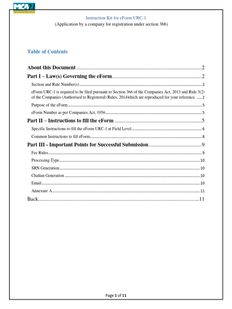 Form URC-1 Help | Download Free PDF | Partnership | Companies