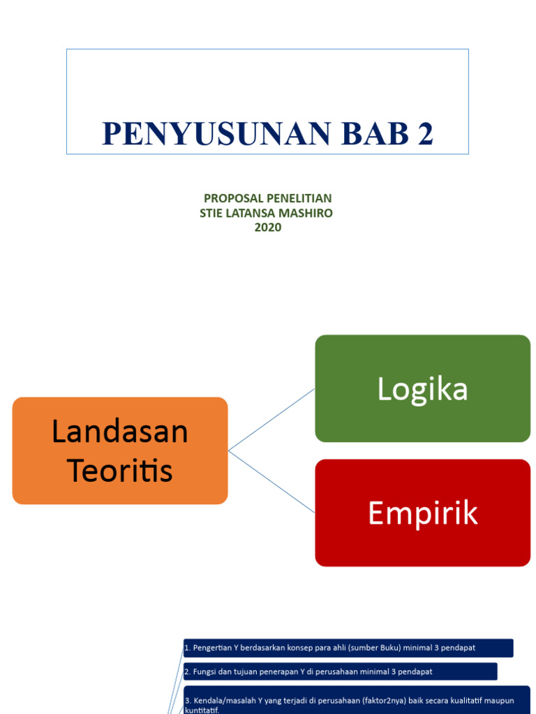 Penyusunan Bab 2 Proposal Pdf