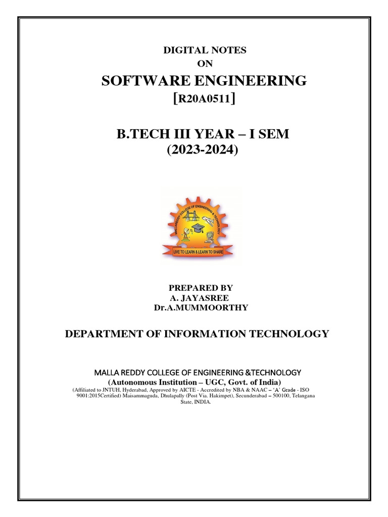 Software Engineering Pdf Software Development Process Use Case