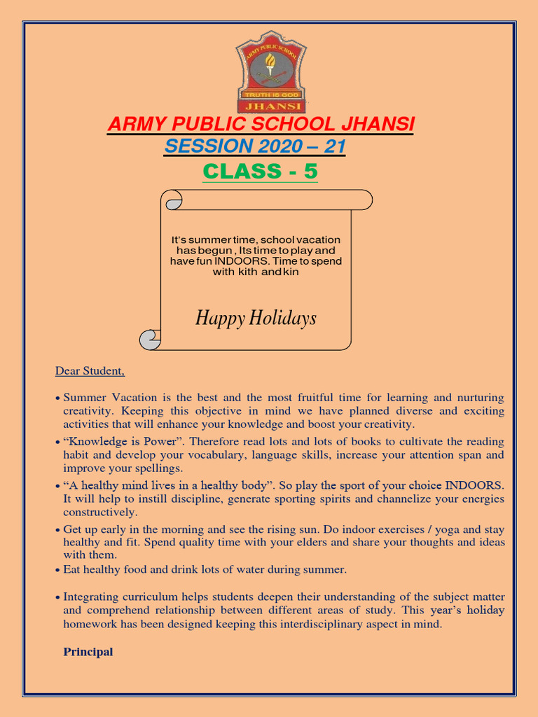 Class 5 Summer Holiday Homework Guide | PDF | Natural Satellite | Planets
