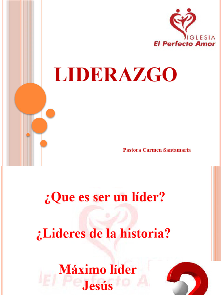 Tipos y Cualidades del Liderazgo Cristiano | PDF | Liderazgo | Amor