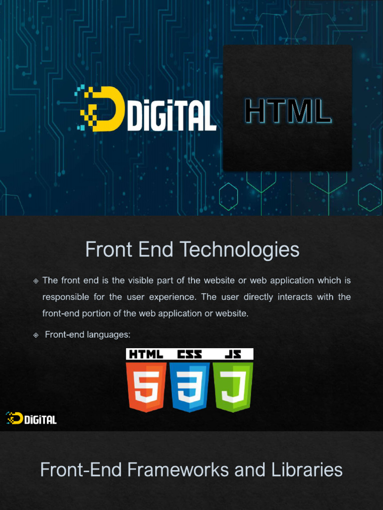 HTML | Download Free PDF | Html Element | Html