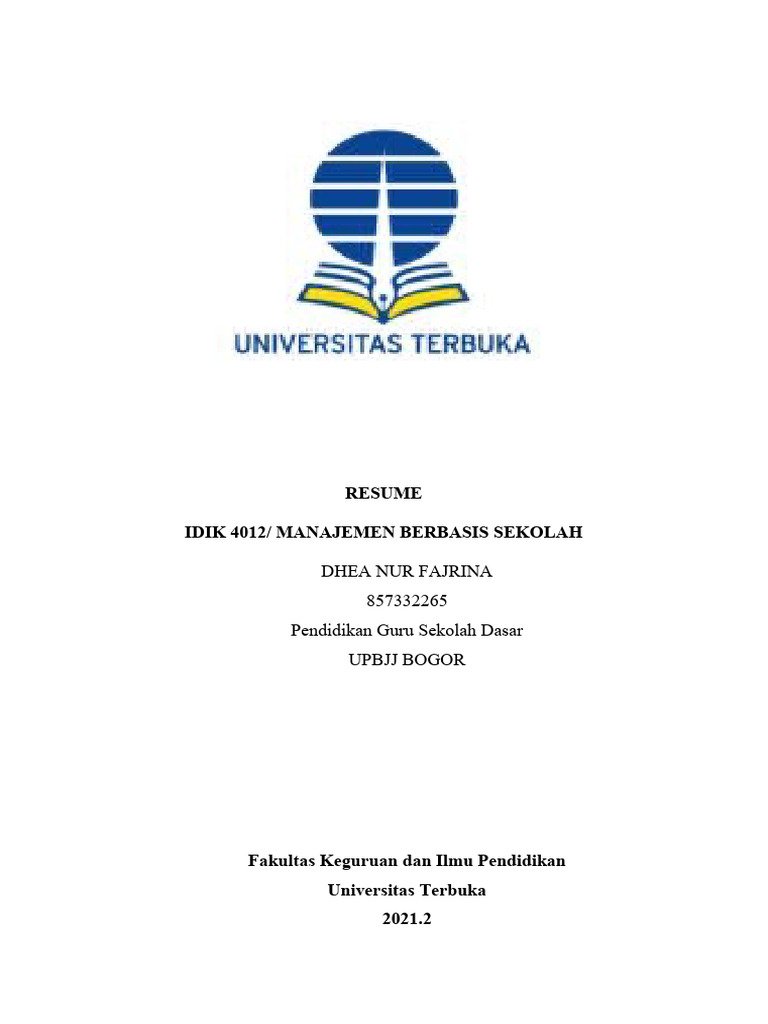 Resume MBS | PDF
