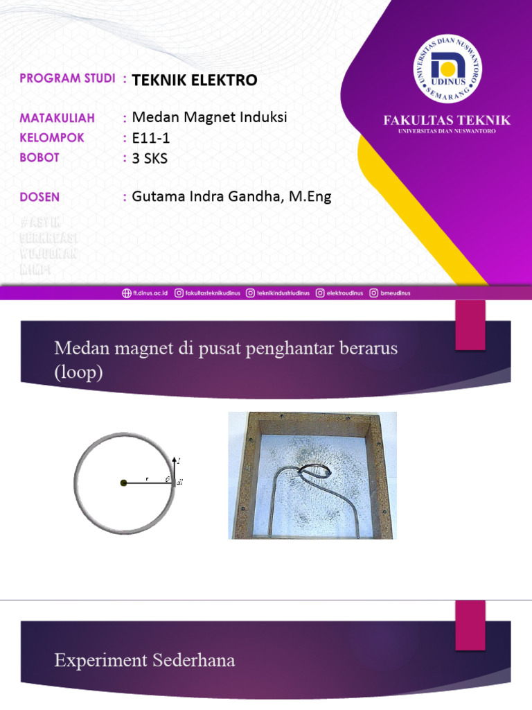 Pertemuan 7 - Medan Magnet Induksi | PDF