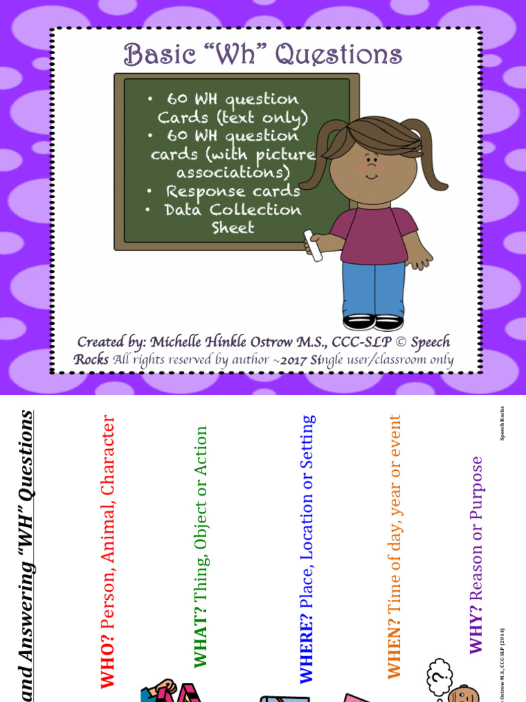 Basic "WH" Questions | PDF