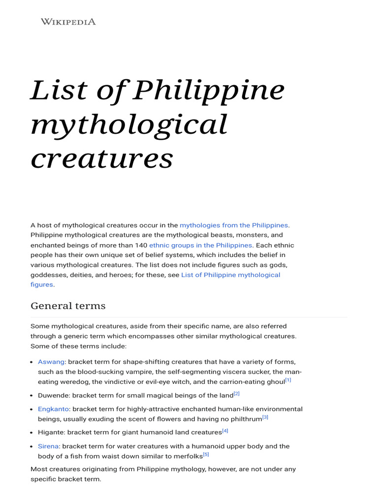 #7 Mythological Creatures | PDF | Legendary Creatures | Folklore