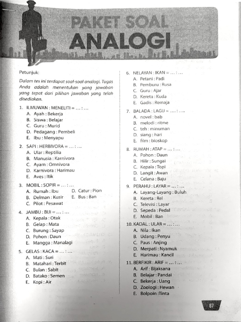 Analogi 1 | PDF