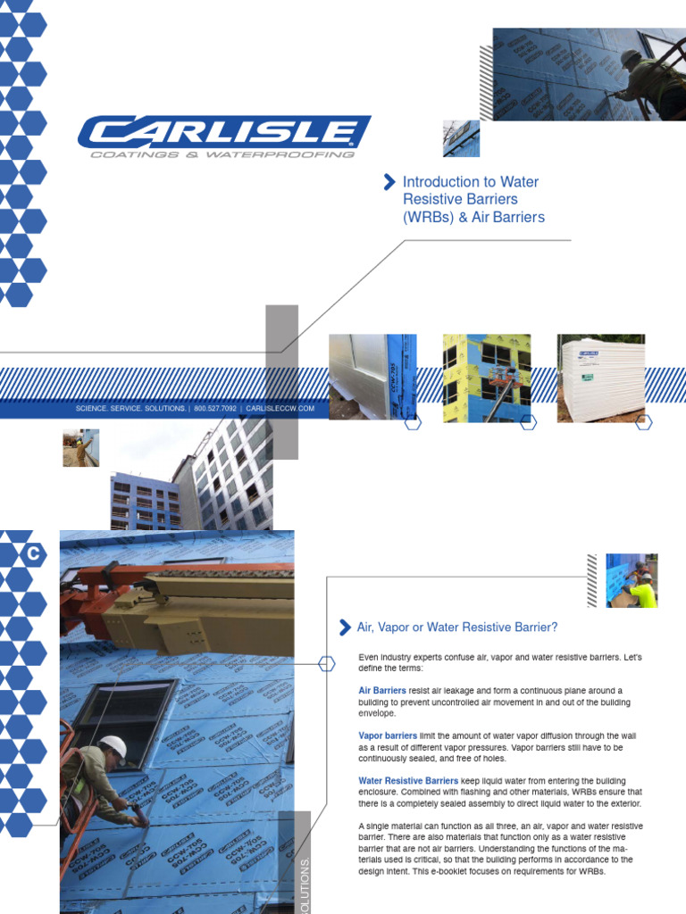 Intro To WRBs and Air Barriers | PDF | Building Technology | Materials