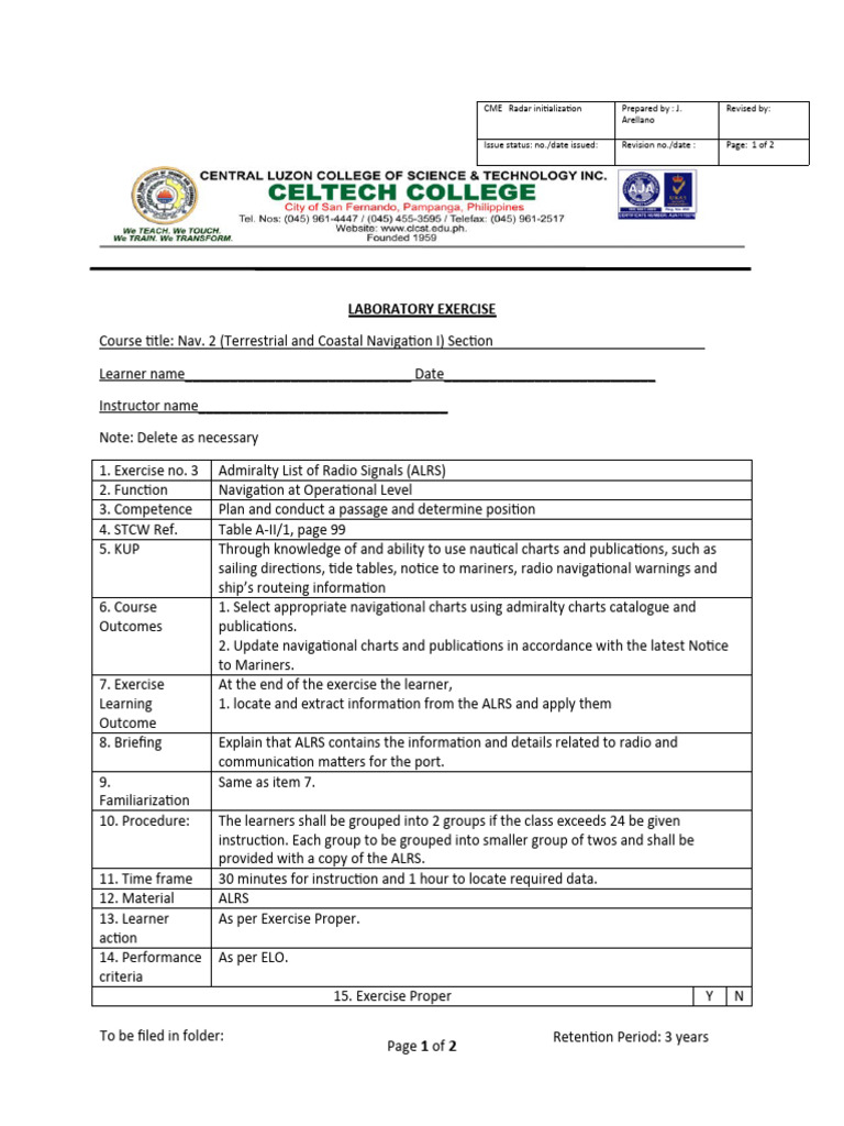 1111 - Alrs | PDF | Navigation