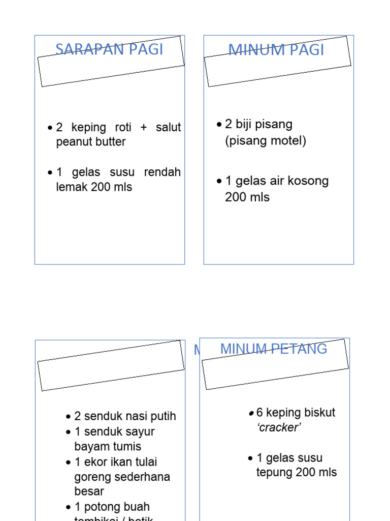 Label Sukatan Makanan Ibu Hamil Dan Menyusukan Bayi | PDF