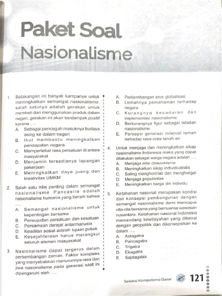 TWK Nasionalisme | PDF