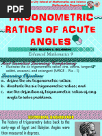 The Six Trigonometric Ratios (Powerpoint Presentation) 2 | PDF ...