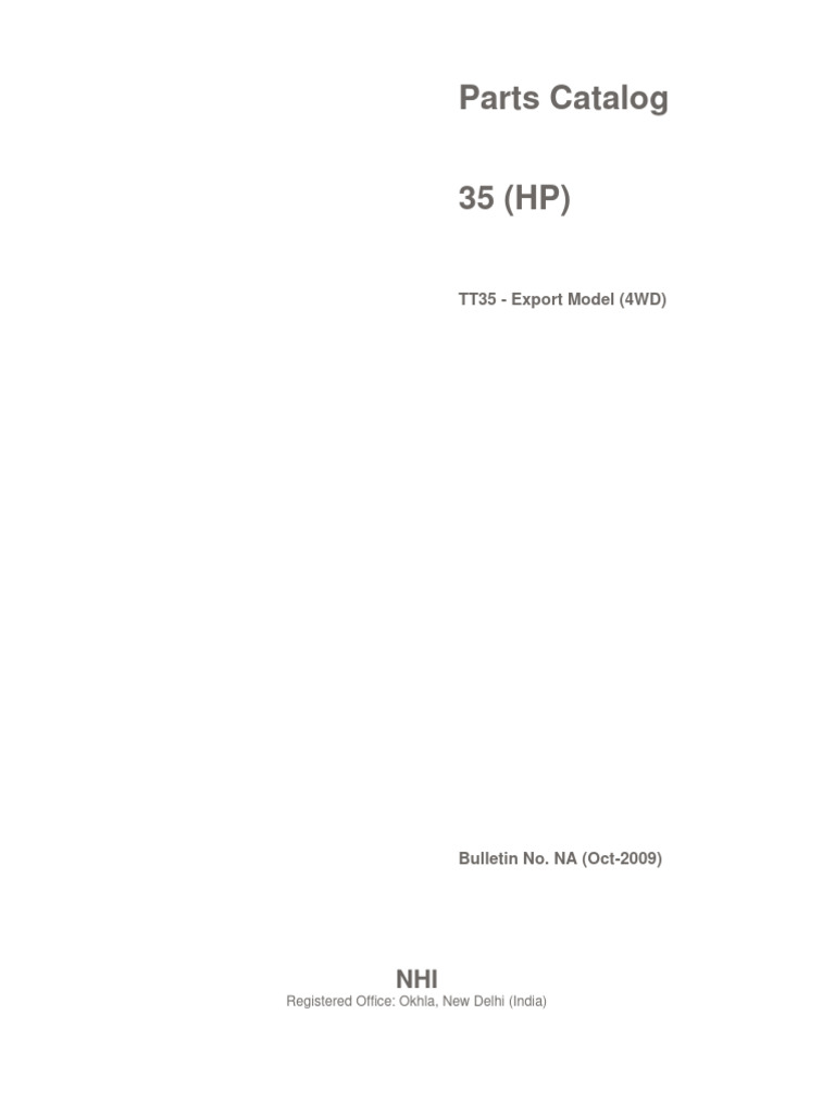 TT35 Catalogue Jan10 | PDF | Axle | Steering