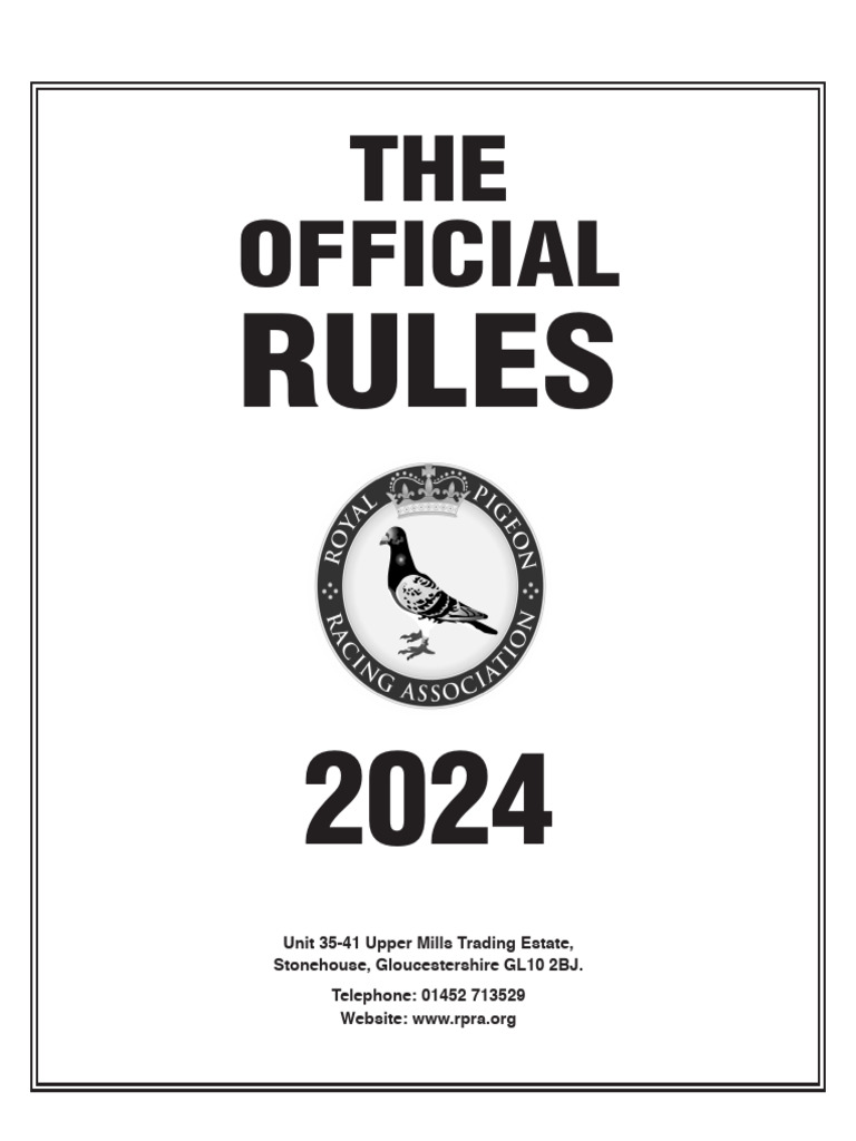 RPRA Official Rules 2024 | PDF | Fee | Presidents Of The United States