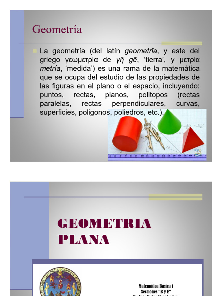Geometria Plana | PDF | Triángulo | Ángulo