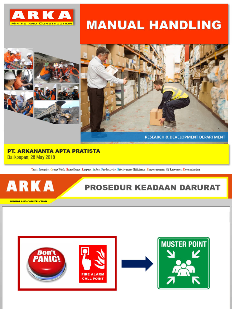 Manual Handling Presentation | Download Free PDF | Working Conditions ...