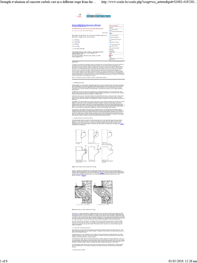 Precast Concrete Corbels Study | PDF | Strength Of Materials | Concrete