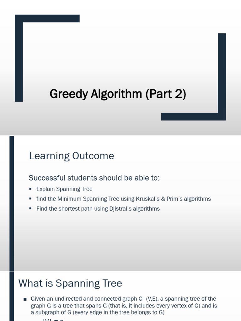Greedy Algorithm - Part 2 | PDF | Mathematical Relations | Graph Theory Greedy Algorithm - Part 2 | PDF | Mathematical Relations | Graph Theory