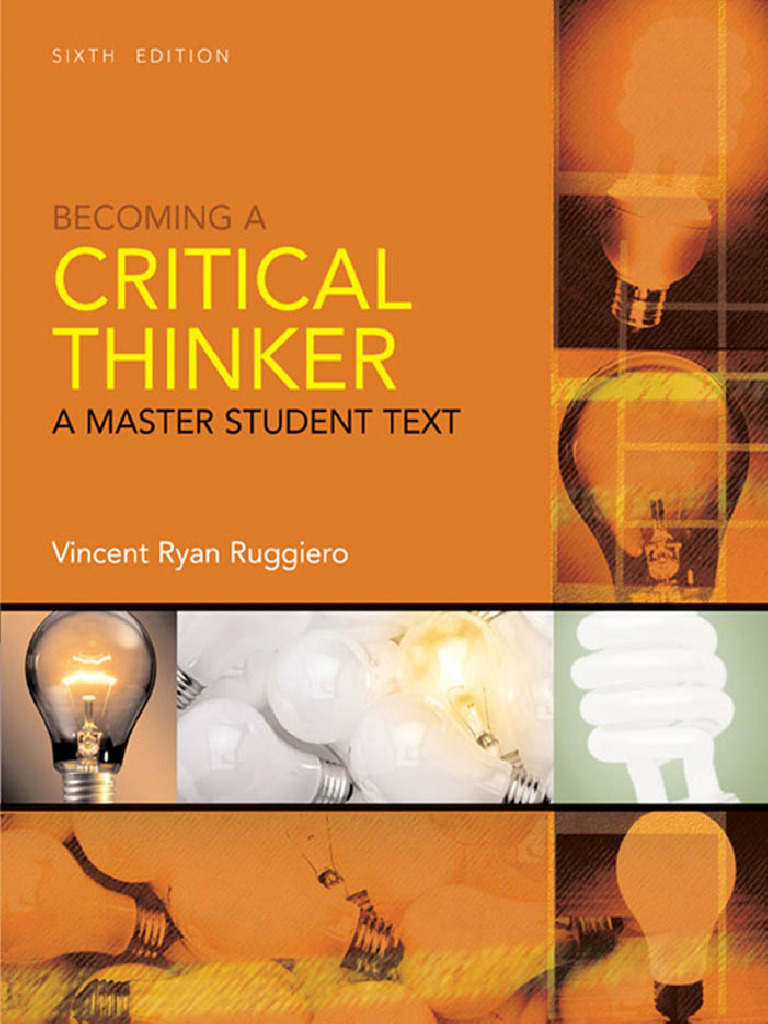 Becoming A Critical Thinker Master Student | PDF | Thought | Critical ...