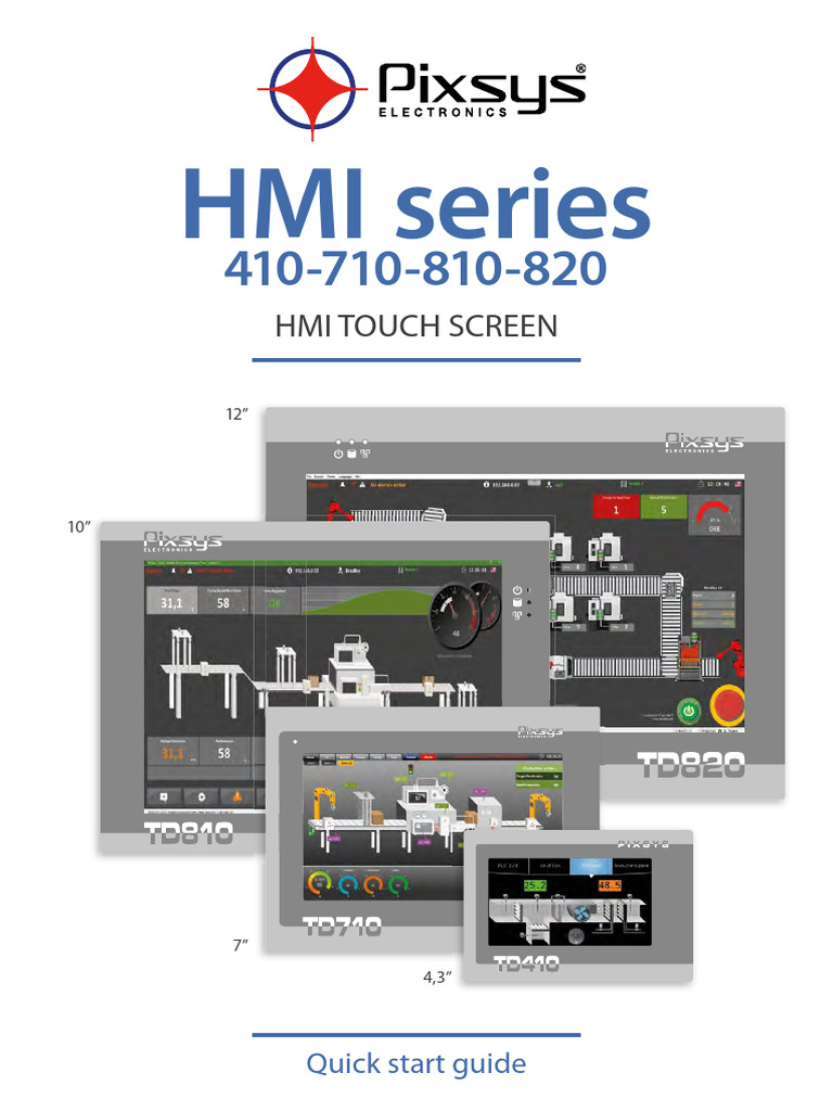 Hmi PIXSYS | PDF | Usb | Programmable Logic Controller