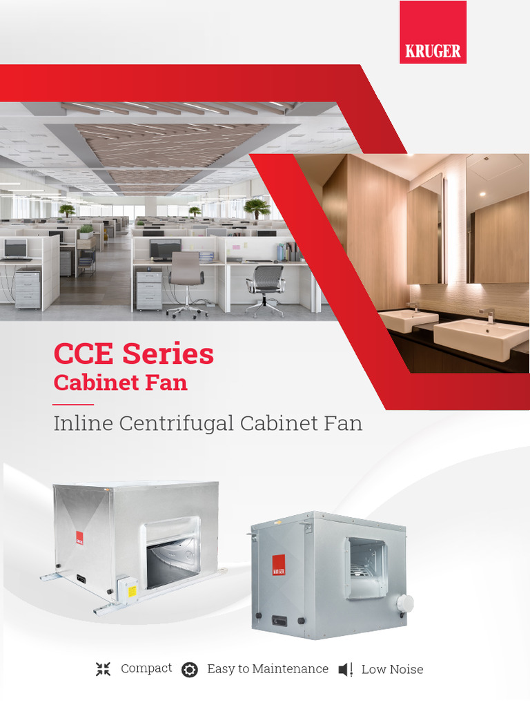 Kruger CCE Cabinet Fan Overview | PDF | Ventilation (Architecture ...