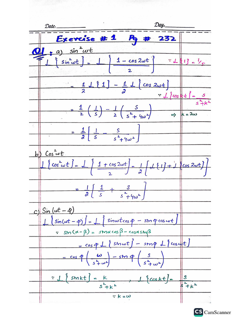 MMP Exercise 1 Sol | PDF