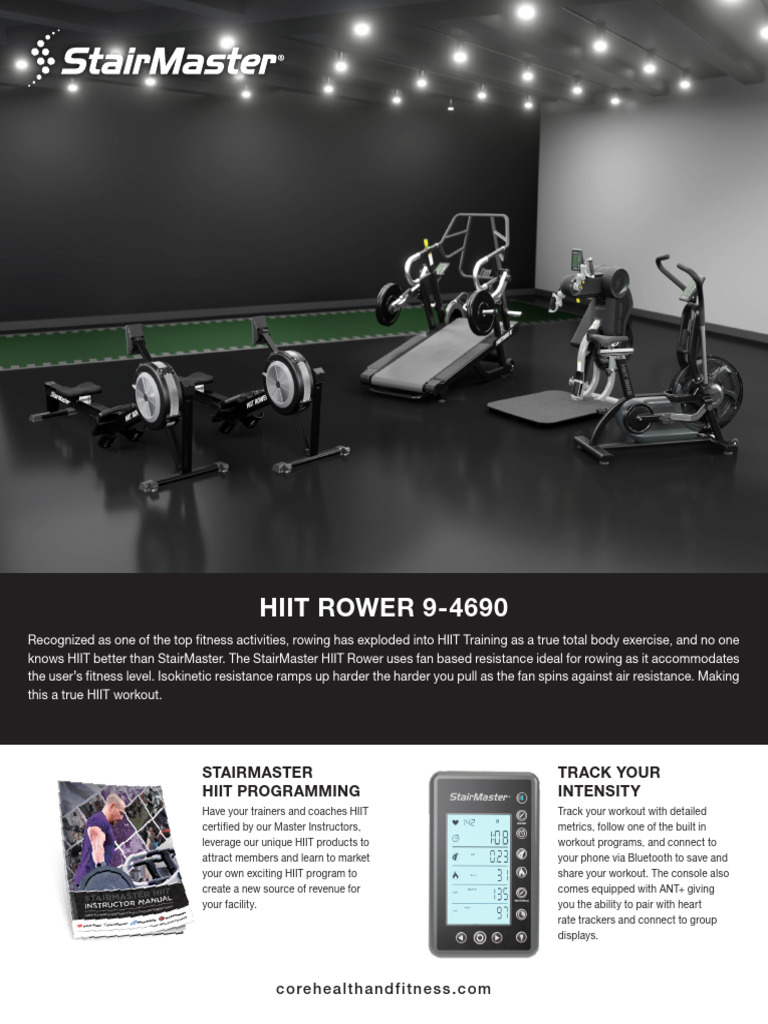 StairMaster HIIT Training Overview | PDF | High Intensity Interval Training