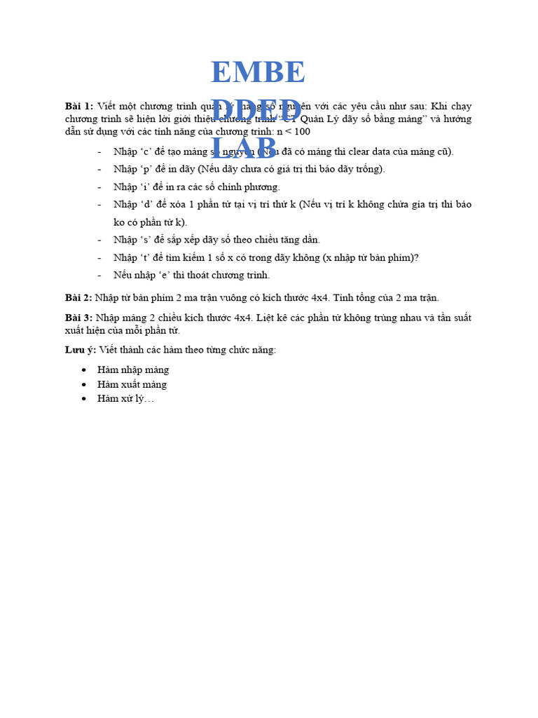 Embedded Lab Test 2 Pdf