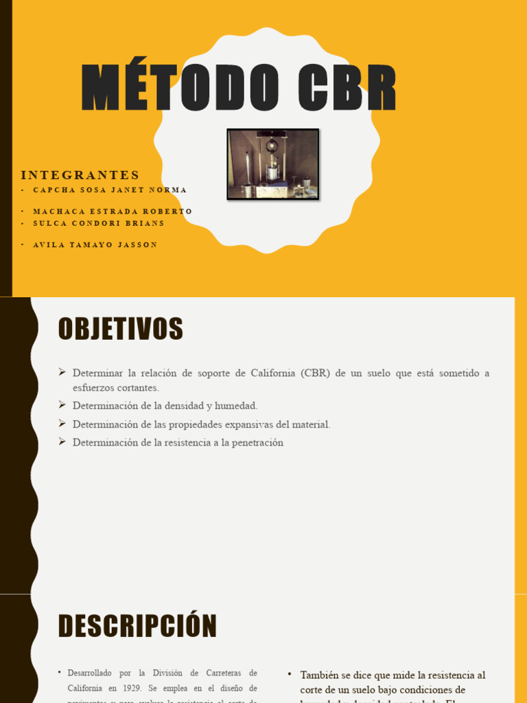 Metodo CBR Entrega Final COMPLETO | PDF | Densidad