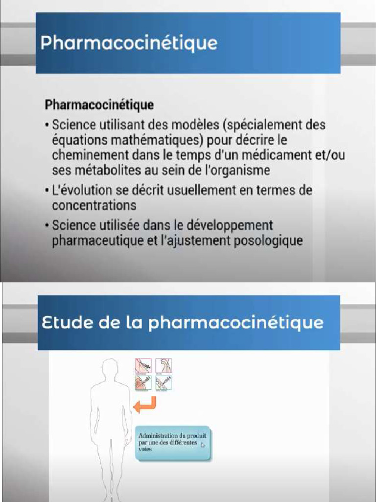 Les Paramètres Pharmacocinétiques Méthode Des Compartiments | PDF Les Paramètres Pharmacocinétiques Méthode Des Compartiments | PDF