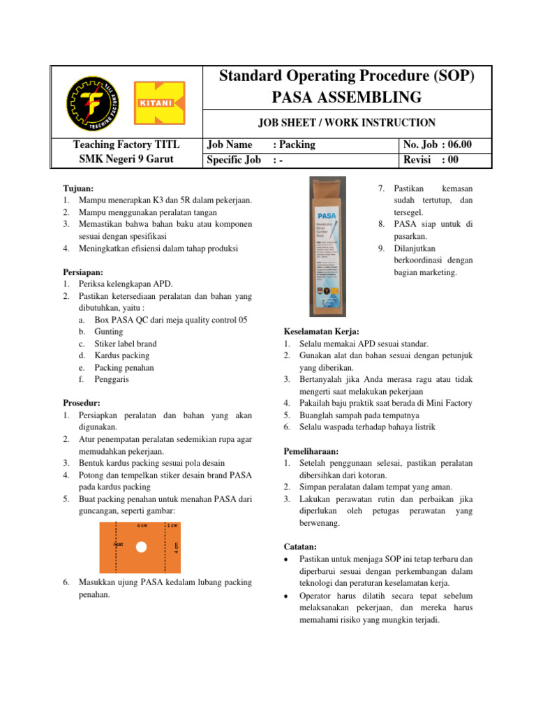 3.6 SOP Packing | PDF