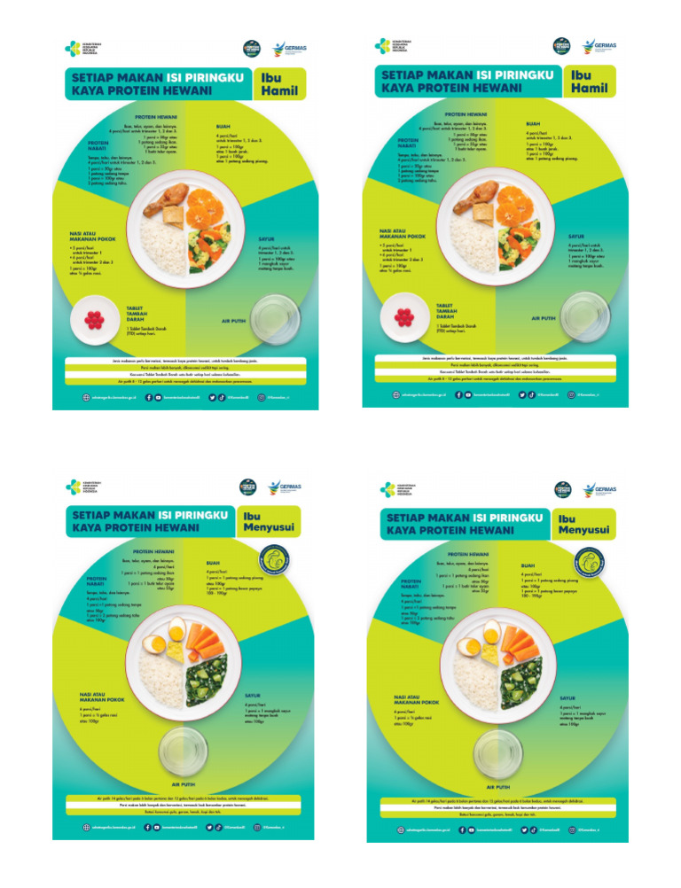 Poster Gizi Isi Piringku Bumil Busui HGN 2023 | PDF