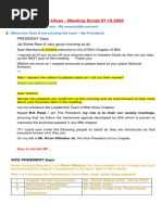 BNI 1-2-1 - Bio Sheet Format | PDF | Knowledge | Cognitive Science
