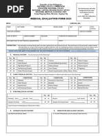 Pre Medical Evaluatiom Form PFT 1 PDF | PDF | Obesity | Body Mass Index