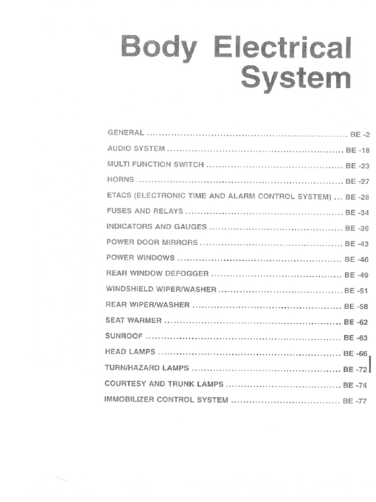 Hyundai Trajet Factory Service and Repair Manual PDF | PDF