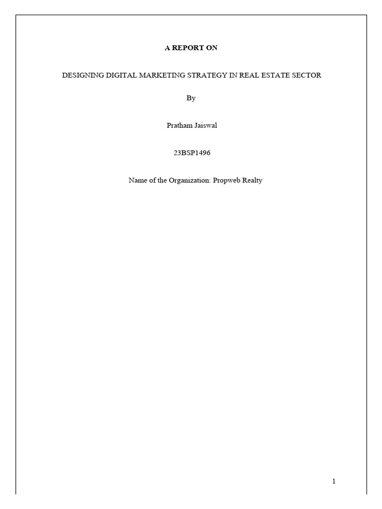 Final | PDF | Search Engine Optimization | Digital Marketing