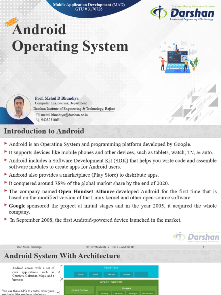 Mad U3 | PDF | Android (Operating System) | Operating System