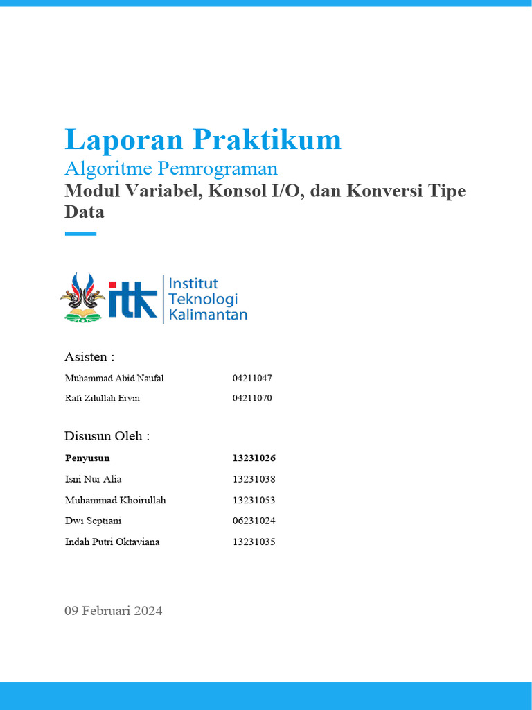 Laprak 1 Alpro | PDF