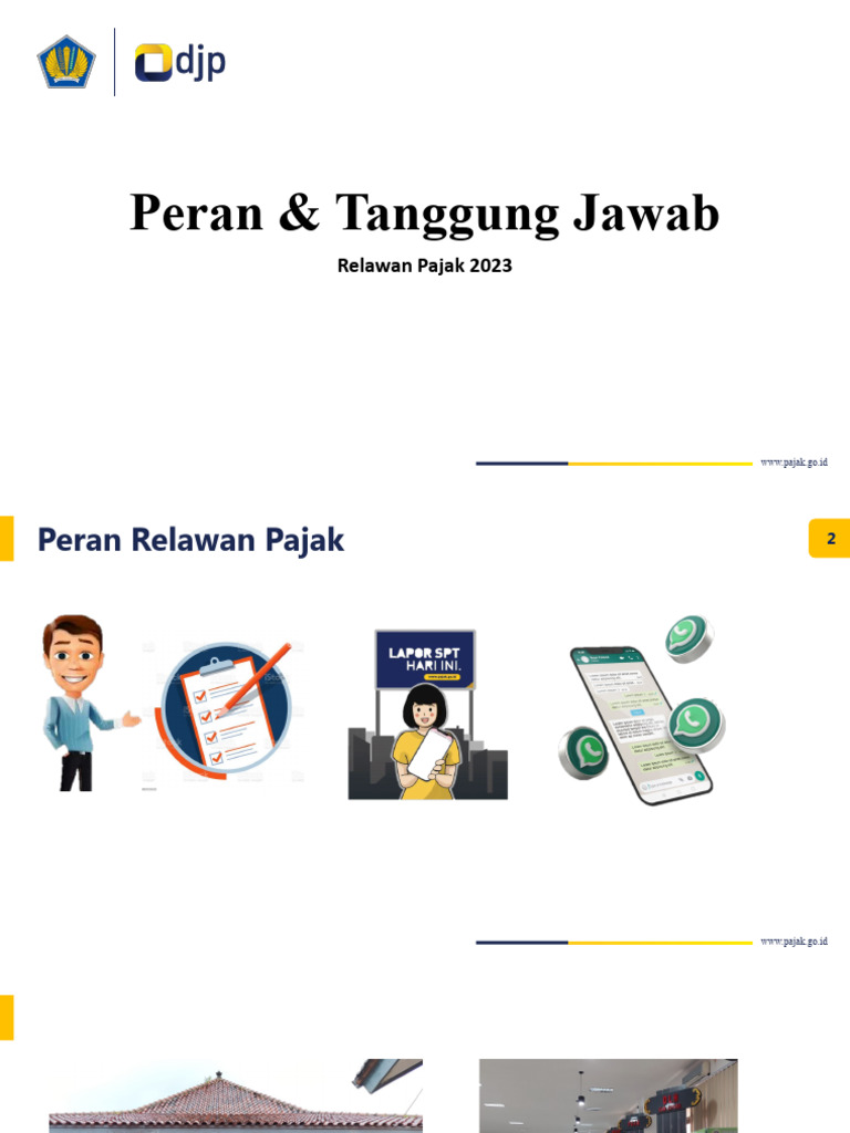 Template Presentasi Branding Baru DJP-Kemenkeu 2021 | PDF