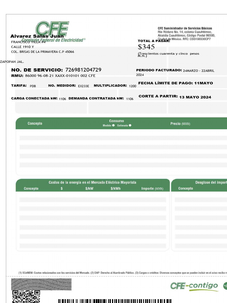 Comprobante de Domicilio | PDF