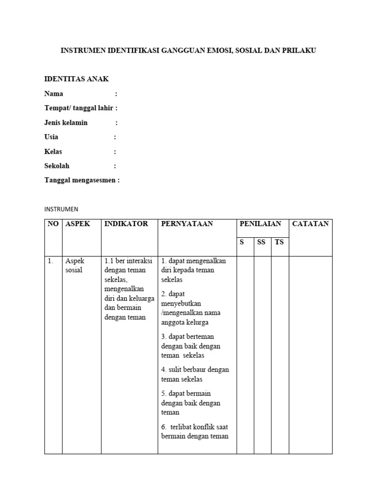 Intrumen Dewi | PDF | Kesehatan Holistik