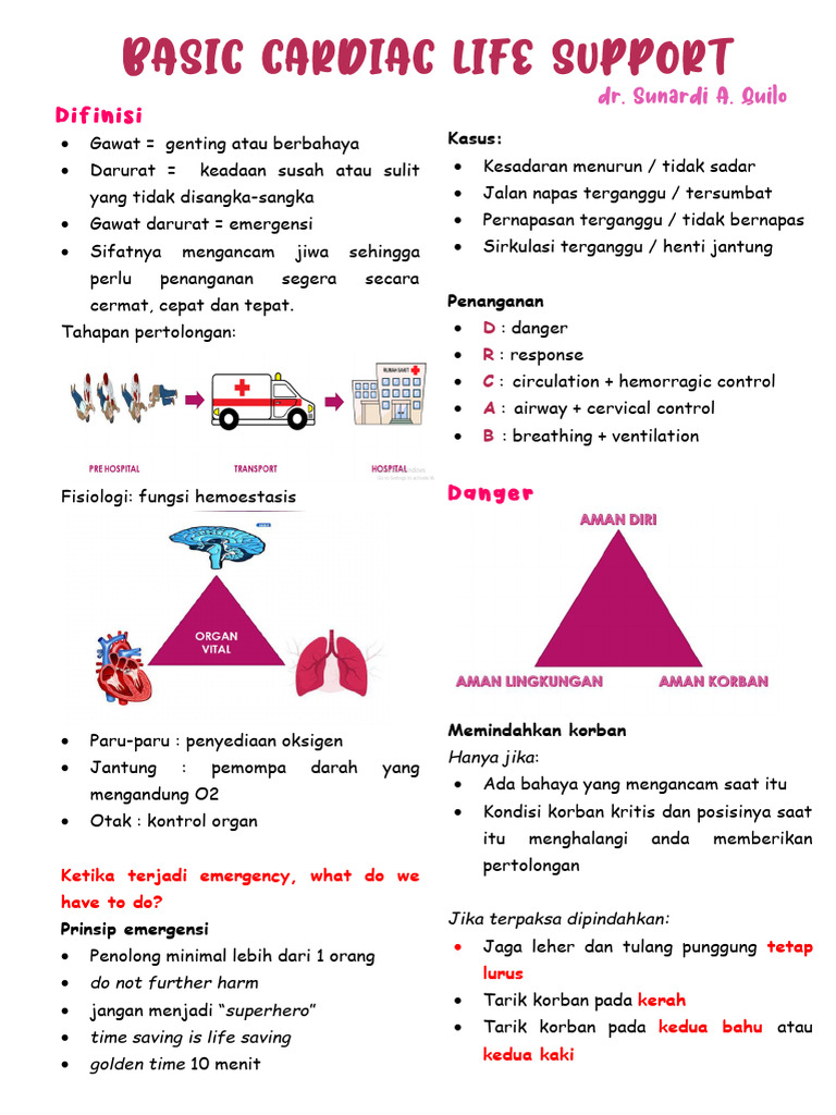 Basic Cardiac Life Support | PDF