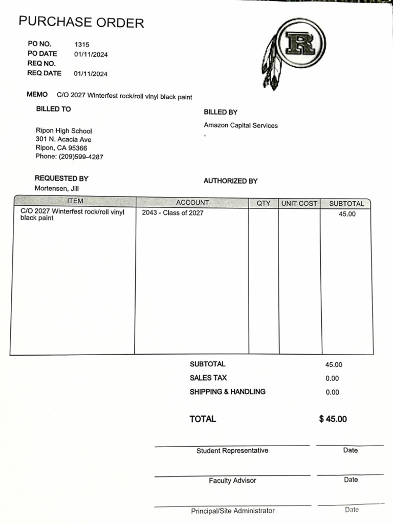 purchase order | PDF