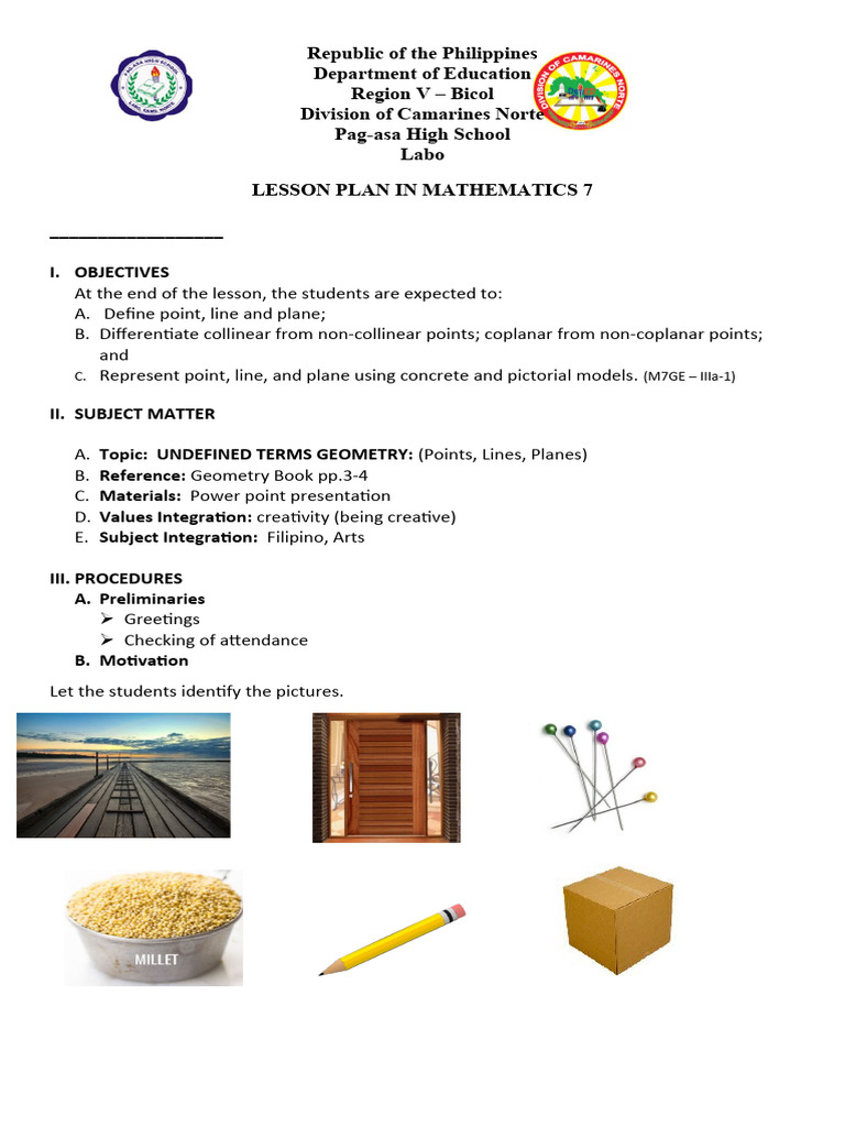 Cot LP Q3 | PDF | Line (Geometry) | Length