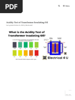 Tan Delta Test Acceptable Value (Updated !) | PDF | Transformer | Capacitor