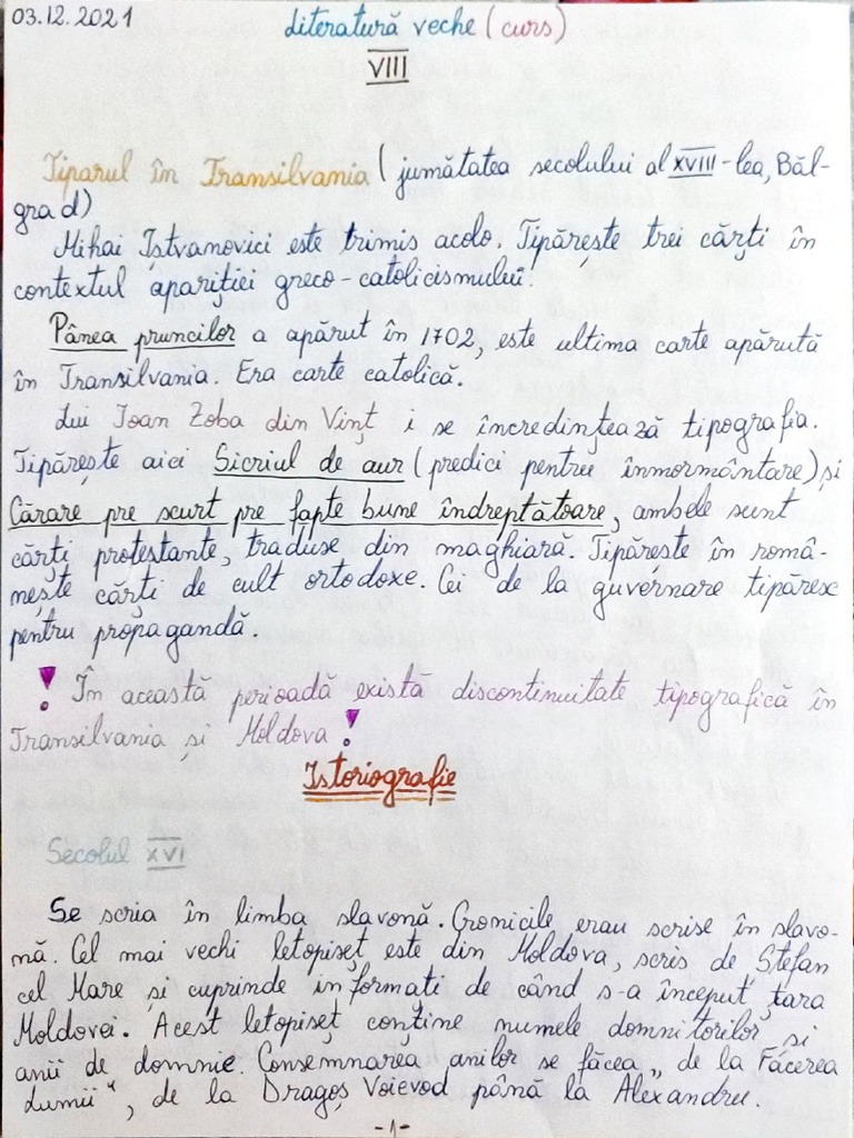 curs 8 literatura veche | PDF