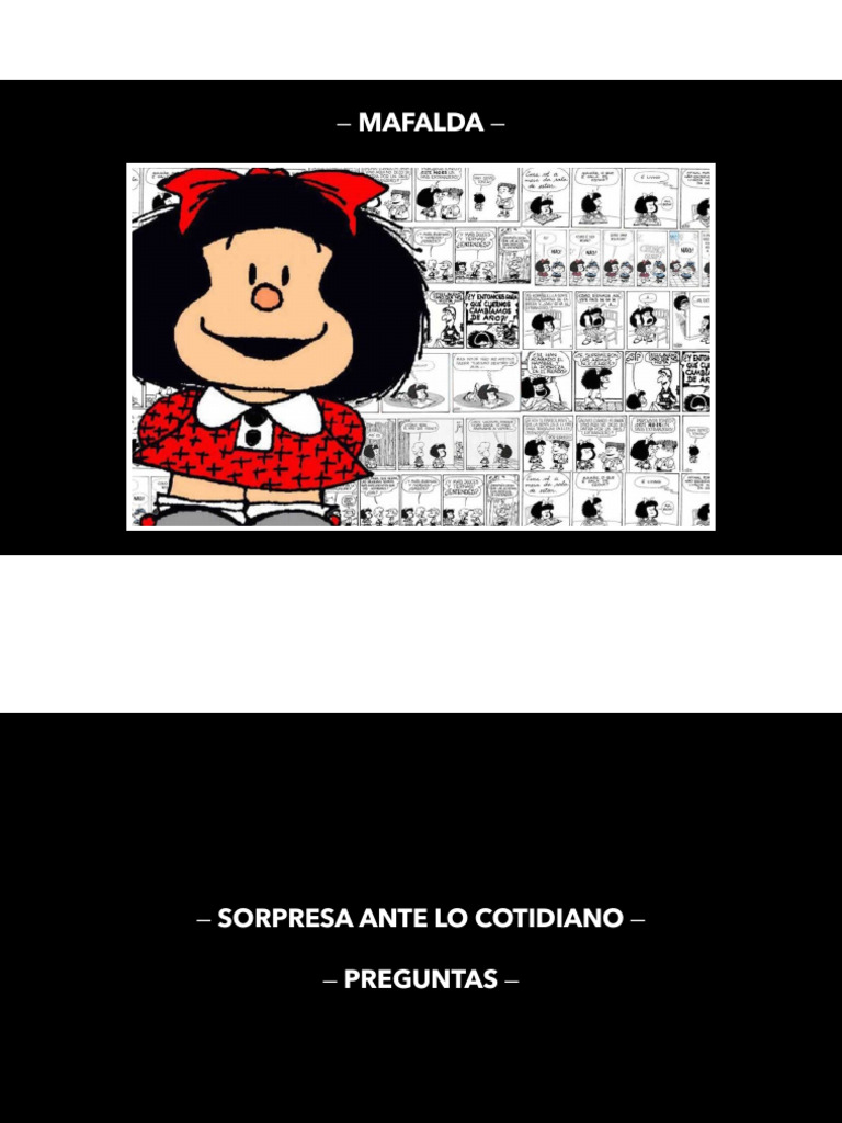 Corpus No Literario Viñetas Mafalda | PDF